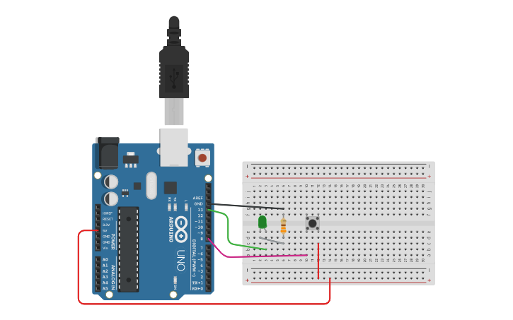 Circuit design encender y apagar un led 10 veces con un pulsador ... Circuit design encender y apagar un led 10 veces con un pulsador ...