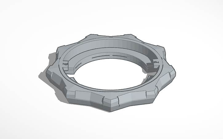 3D design Beyblade Burst Frame: Point - Tinkercad