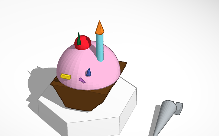 3D design Cupcake | Tinkercad