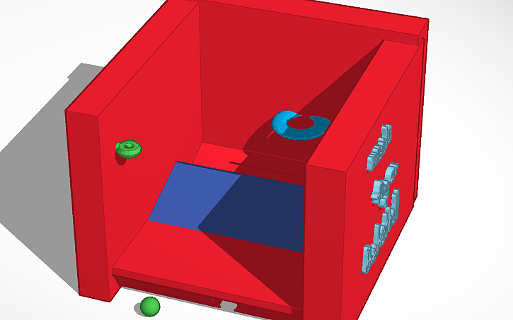3D design finger basketball - Tinkercad