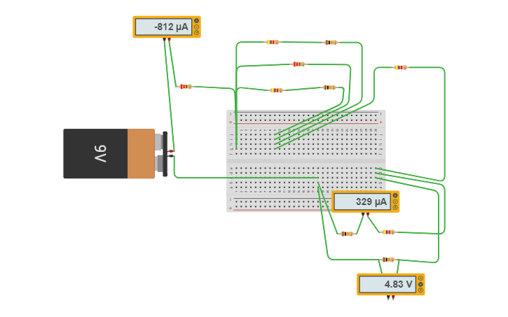 Circuit Design Series And Parallel Tinkercad