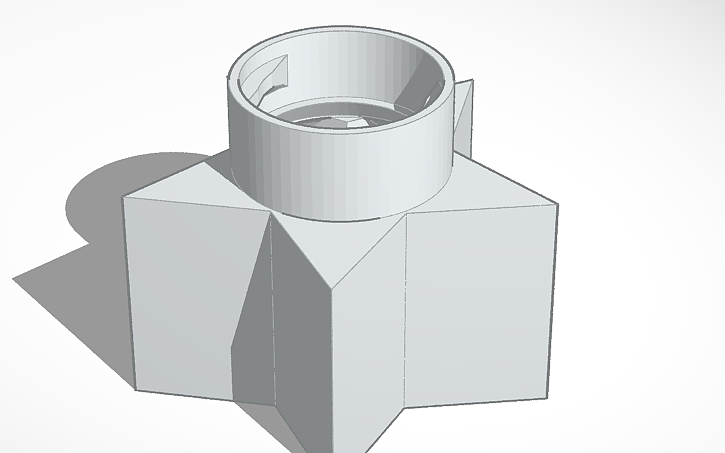 3D design Star lamp diffusor - Tinkercad