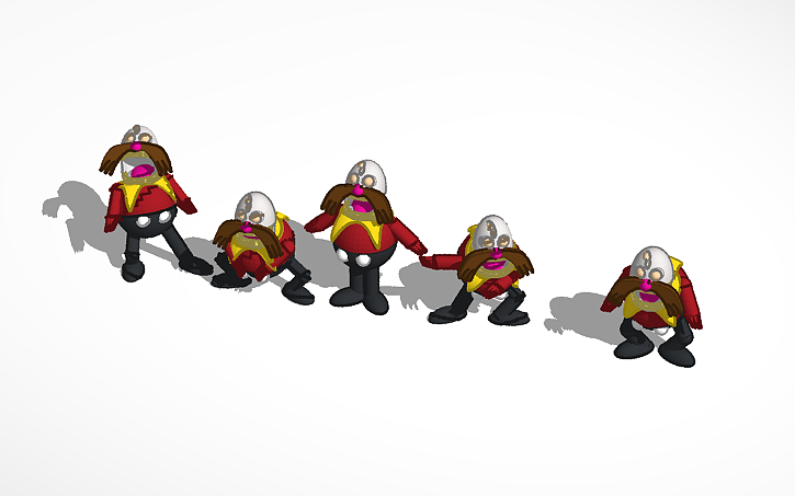 3D design Dr EggMan.exe animations | Tinkercad