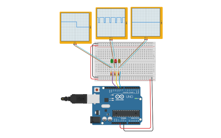Circuit design LED | Tinkercad