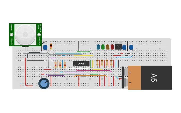 Circuit Design Pocket Move Detector Tinkercad