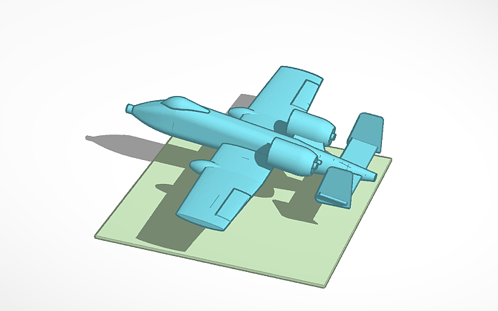 3D design A-10 | Tinkercad