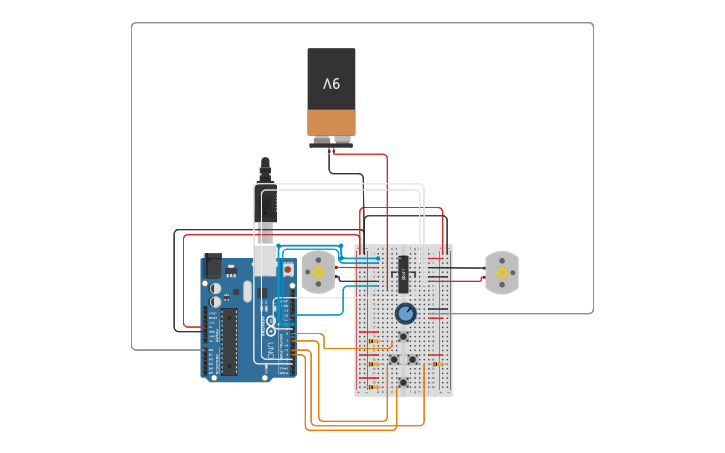 Circuit design Esercitazione N.10 - Joystick | Tinkercad