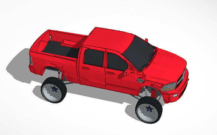 3D design 2012 Dodge Ram - Tinkercad