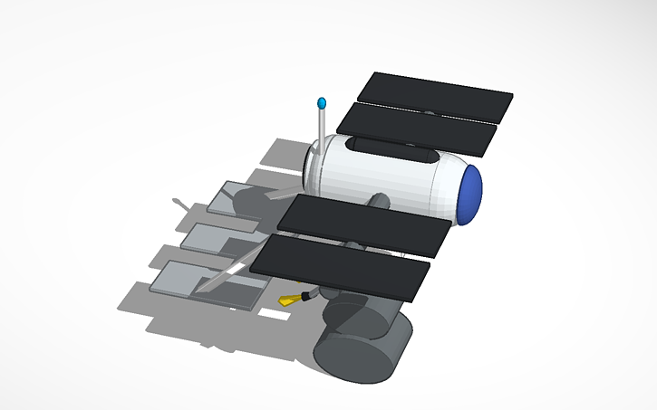 3D design space station - Tinkercad