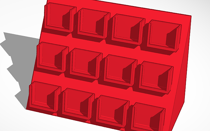 3D design Zippo Display - Tinkercad