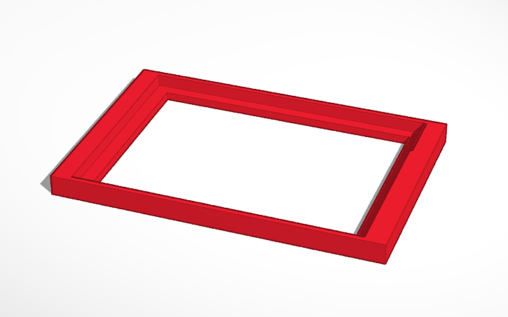 3D design MCHF Display frame | Tinkercad