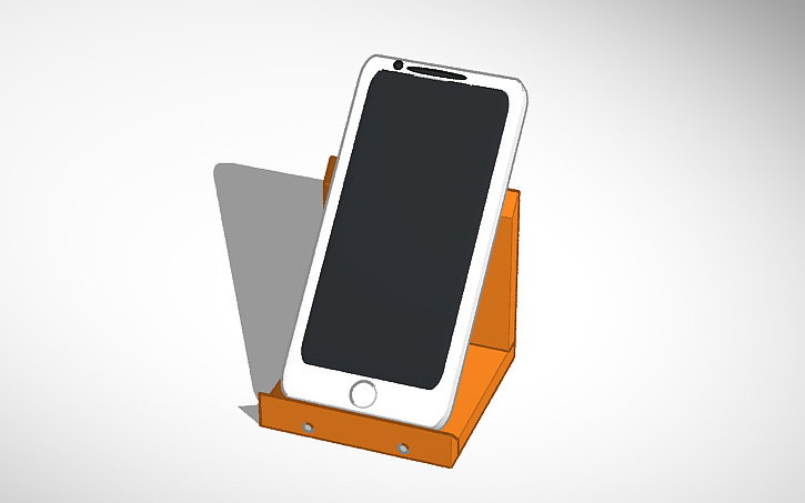 3D design Simple tablet stand | Tinkercad