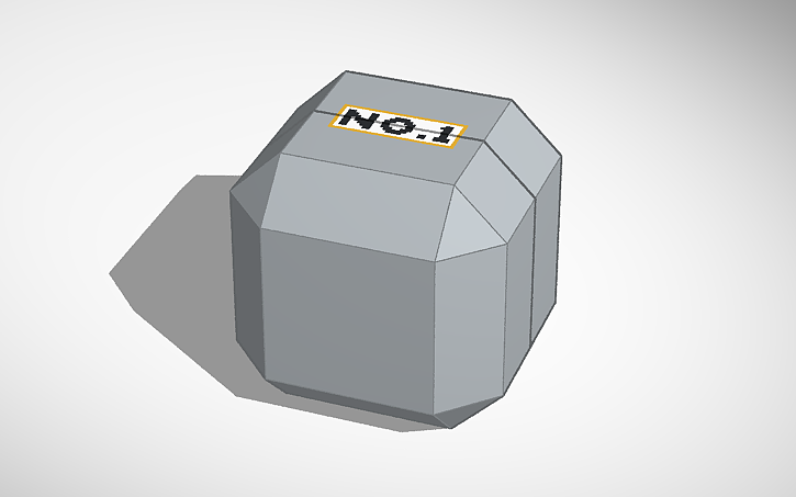 3D design Pixel art box - Tinkercad