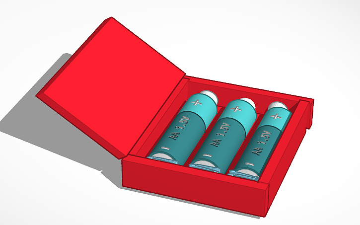 3D design Battery Box :) - Tinkercad