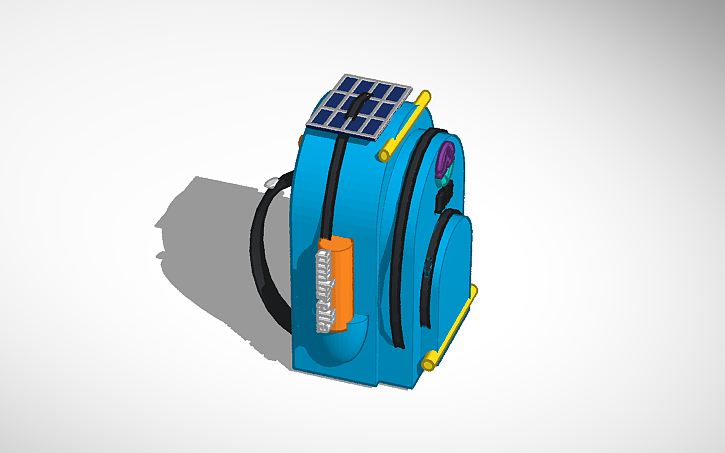 3D design School Bag(Kai, Carina) - Tinkercad