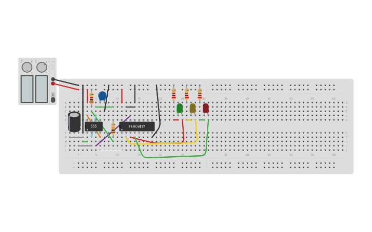 Circuit design circuito 3 semaforo sem arduino Rafael C Markus - Tinkercad Circuit design circuito 3 semaforo sem arduino Rafael C Markus - Tinkercad