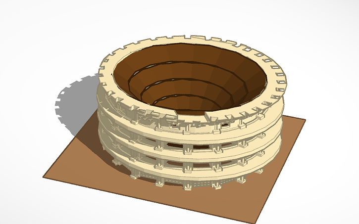 3D design Colosseum - Tinkercad