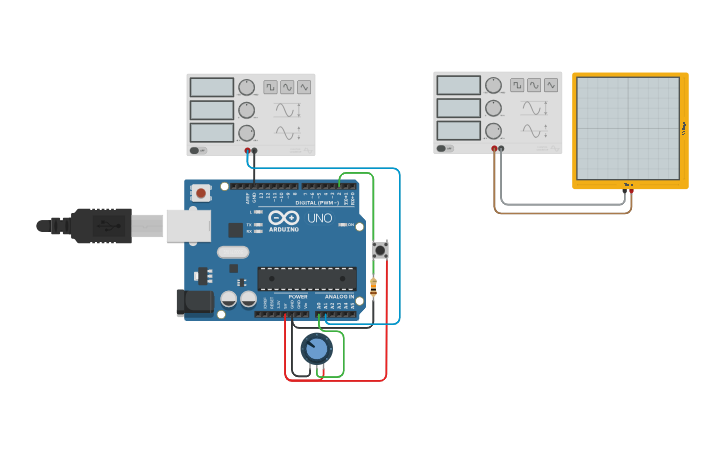 Circuit design Arduino Plotter - Tinkercad