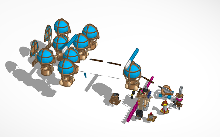 3D design my base is cool - Tinkercad