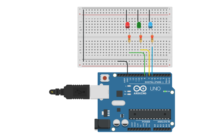 Circuit design Correction - Exercice 3 - 1STI2D - commande 3 LEDs ...