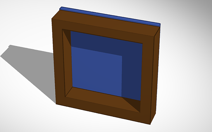 3D design photo frame - Tinkercad