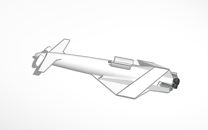 3D design Phoenix SSTO - Tinkercad