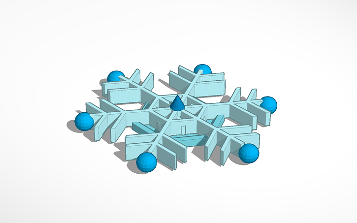 3D design Snowflake - Tinkercad