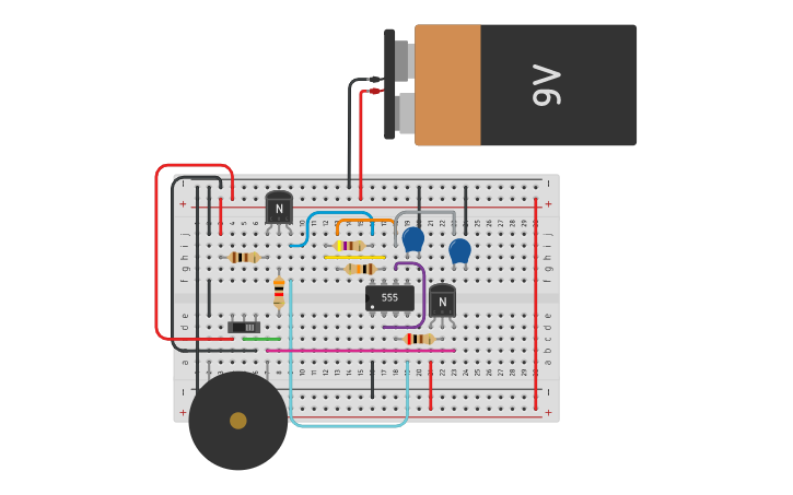 Circuit design Project's TinkerCad Circuit II | Tinkercad