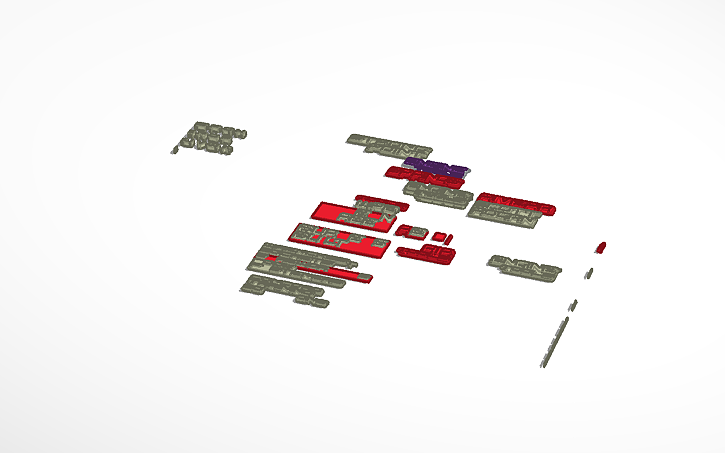 3D design Custom Labels - Tinkercad