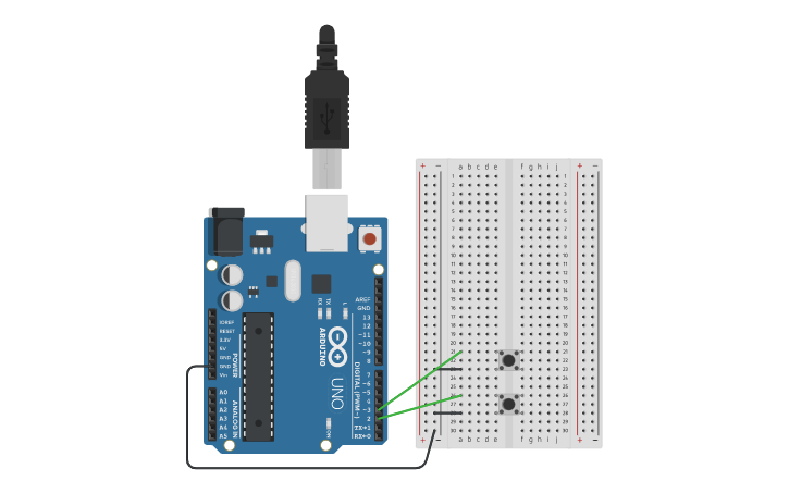 Circuit Design Counting To 10 With Arduino Library Tinkercad 4604
