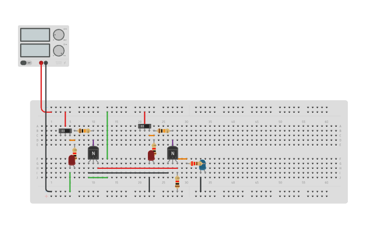 Circuit design Transistor C3 | Tinkercad
