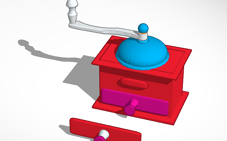 3D design spice grinder - Tinkercad