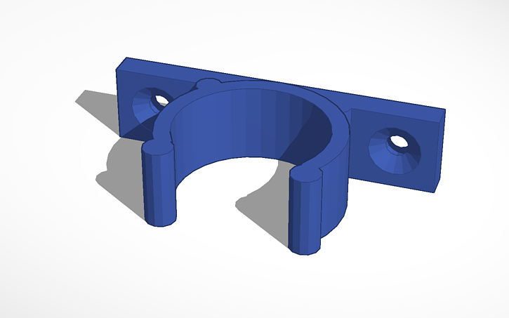 3D design Broom Holder - Tinkercad
