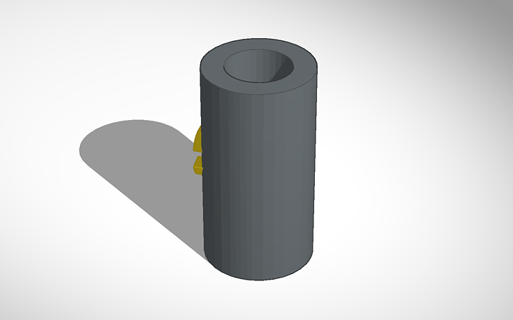 3D design AA to C Cell Adapter - Tinkercad