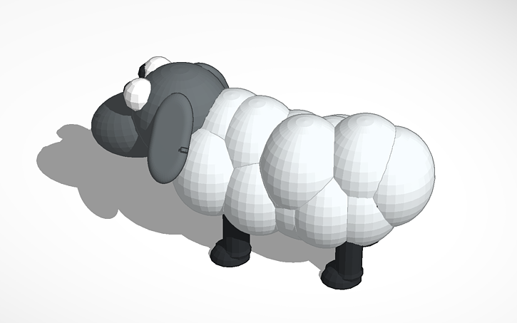 3D design Sheep - Tinkercad