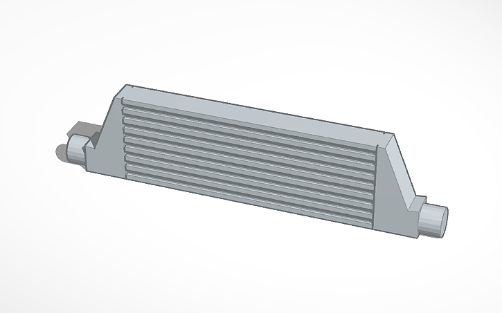 3D design Intercooler - Tinkercad