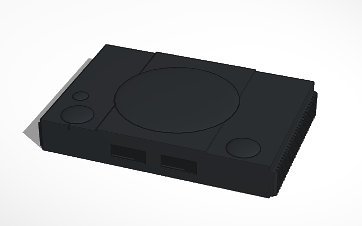 3D design playstation 1 | Tinkercad