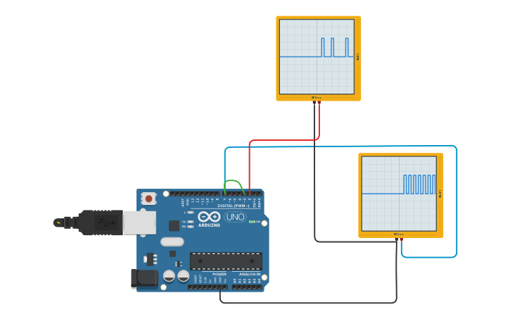 Circuit design Robotics - Xuat Xung (PWM version) | Tinkercad