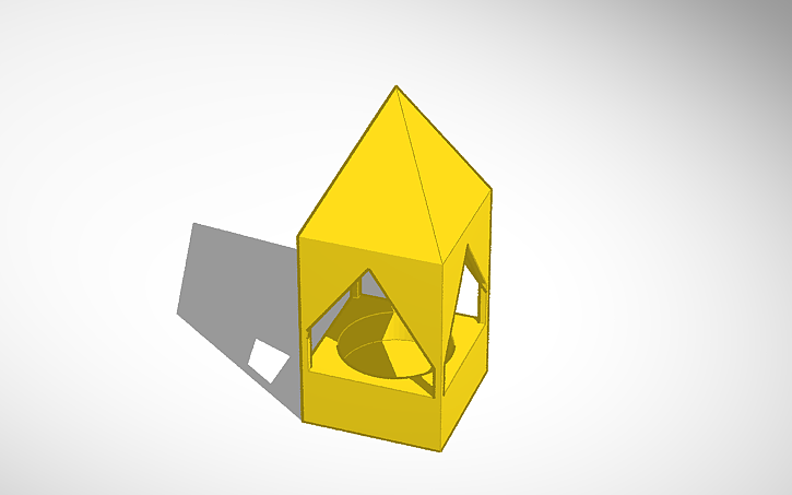 3D design Bird Feeder V4 - Tinkercad