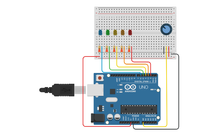 Circuit Design H3 Input Potensio Tinkercad