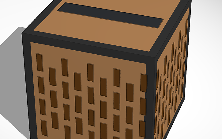 3D design Minecraft Jukebox - Made by me - Tinkercad
