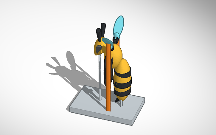 3D design Big Bee Run Away - Tinkercad