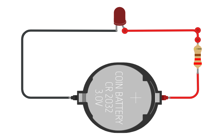 Circuit design circuits入门1 - Tinkercad