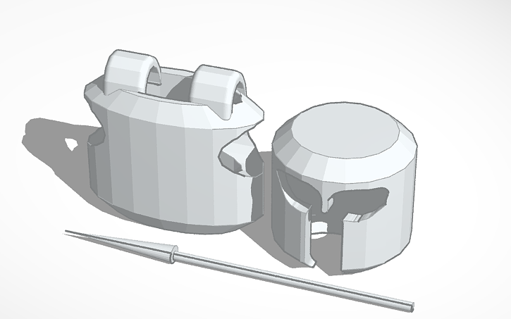 3D design Ancient Greece Armour - Tinkercad