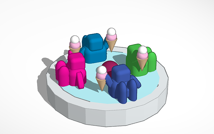 3D design POOL PARTY!!! - Tinkercad