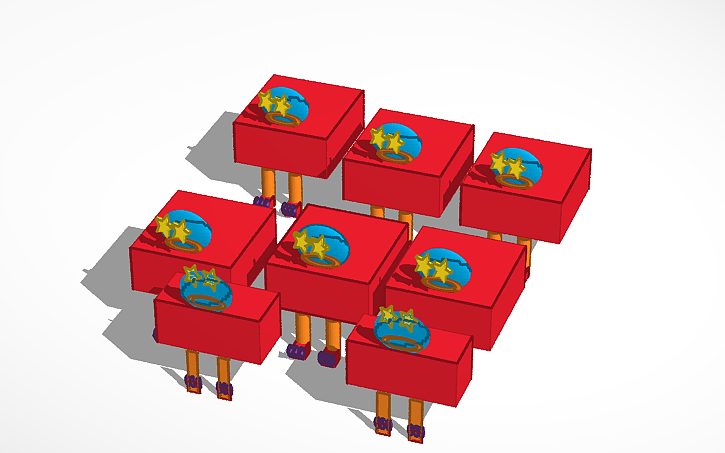 3D design Capybara Army - Tinkercad