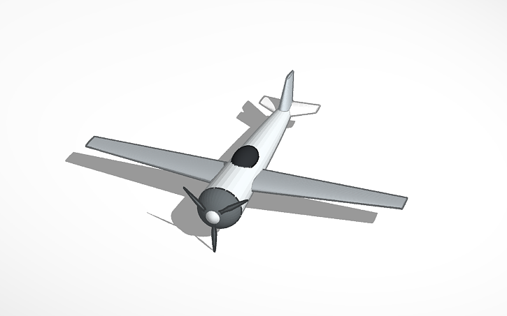 3D design plane - Tinkercad