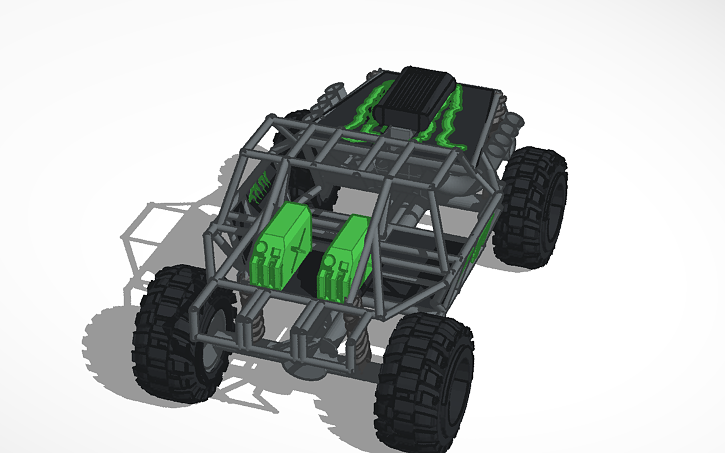 3D design 2F4U Racing Buggy - Tinkercad