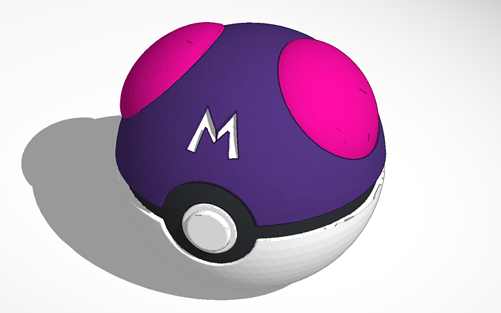 3D design Master ball - Tinkercad