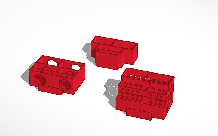 3D design Remote control holder - Tinkercad